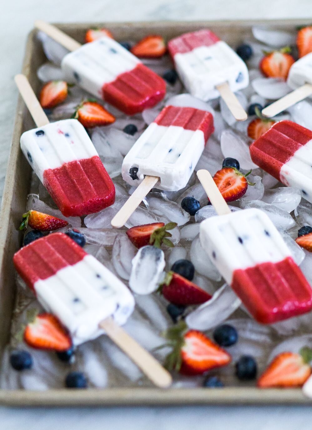 Red White & Blue Popsicles Recipe | Weeknight Bite Recipes